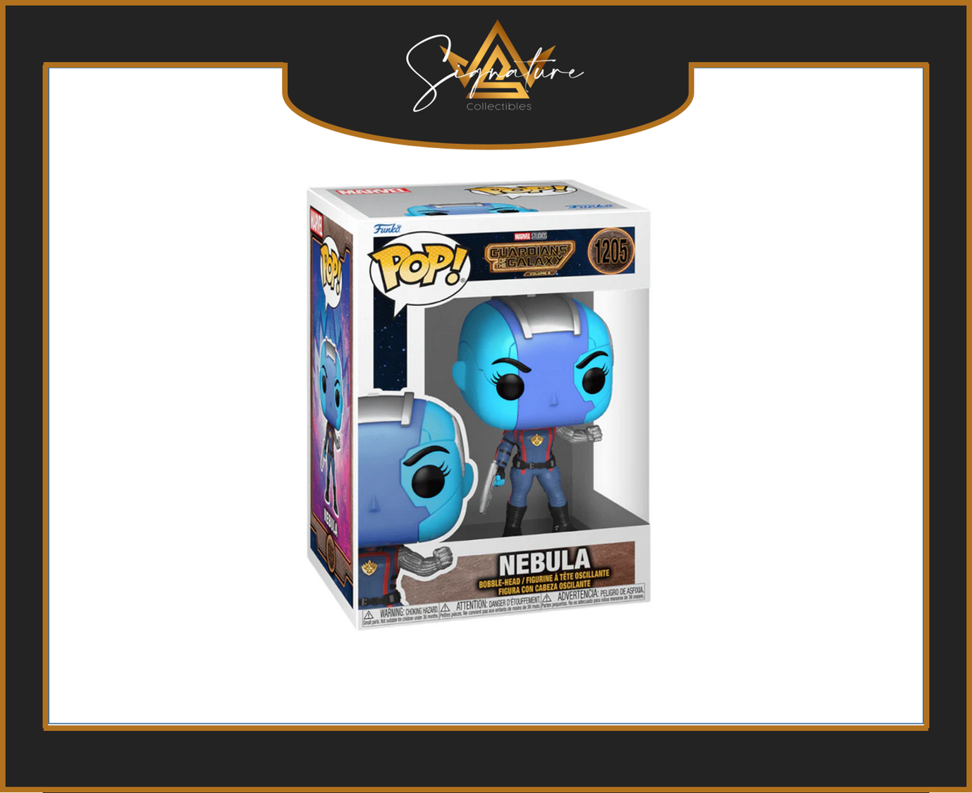 Guardians of the Galaxy Vol 3 Nebula 1205 Funko Fair 2023 Signature Collectibles